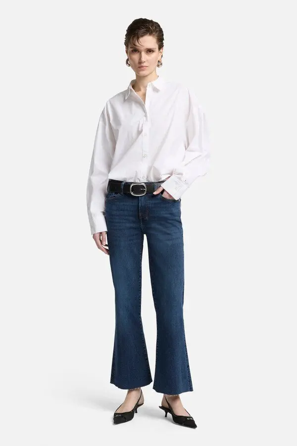 7 For All Mankind Slim Illusion Cropped Dojo Jeans