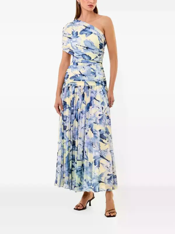 NICHOLAS Gaia Midi Dress - Blue