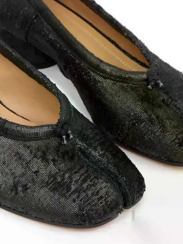 MAISON MARGIELA 30mm Tabi Ballerinas - Black