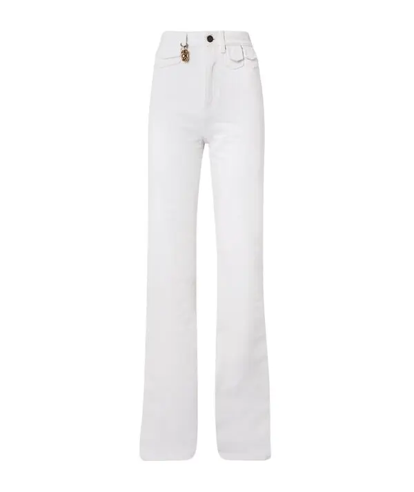 Chloé High-rise Straight-leg Jeans - White