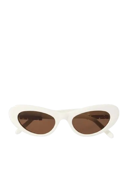 Loewe Cocktail Cat-eye Sunglasses - White