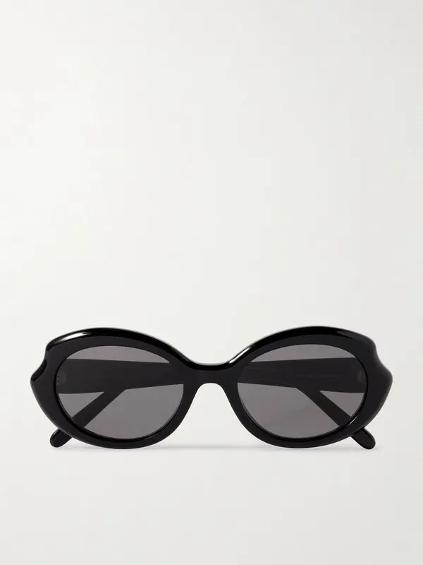 Loewe Oval-frame Sunglasses - Black