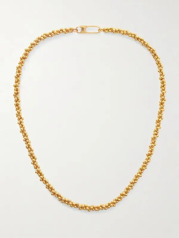 ALIGHIERI Plated Beaded Necklace - Gold