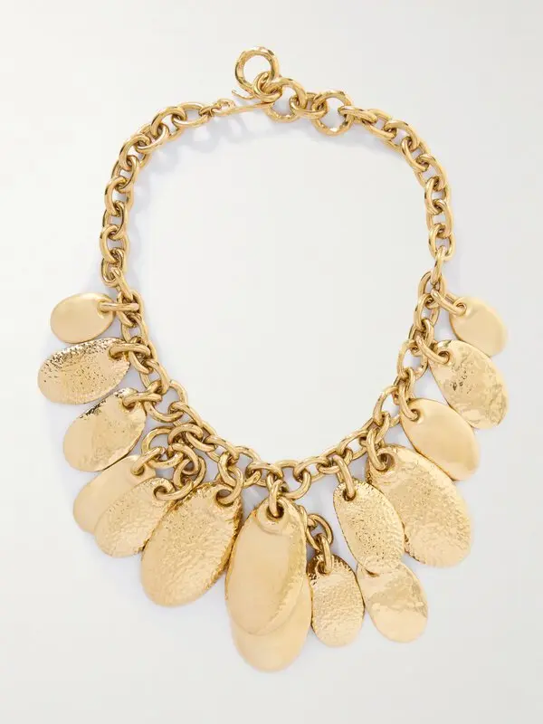 Chloé Tone Statement Necklace - Gold
