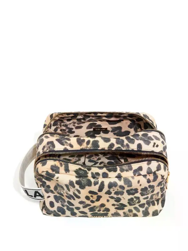 Bimba Y Lola Large Leopard-print Cosmetic Bag