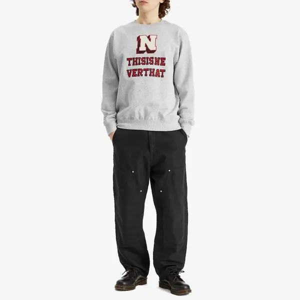 THISISNEVERTHAT Cross Stitched Crew Sweatshirt