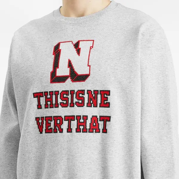 THISISNEVERTHAT Cross Stitched Crew Sweatshirt