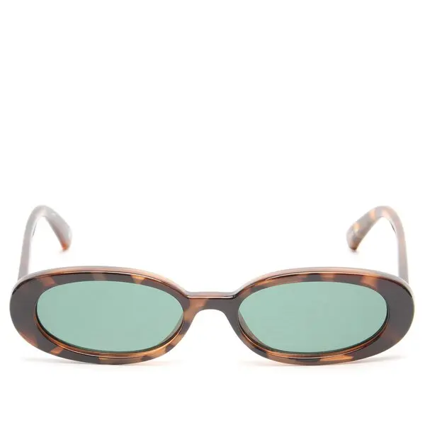 Le Specs Outta Love Oval Sunglasses - Tort