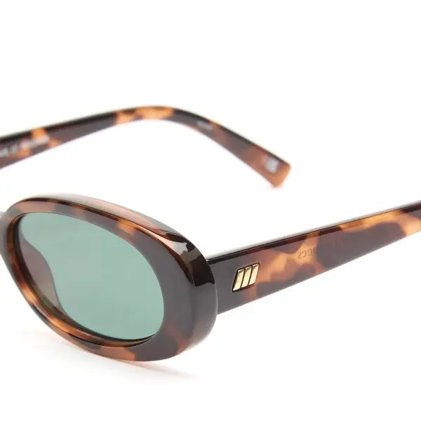 Le Specs Outta Love Oval Sunglasses - Tort