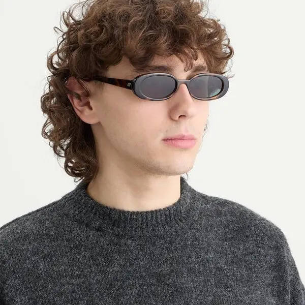 Le Specs Outta Love Oval Sunglasses - Tort