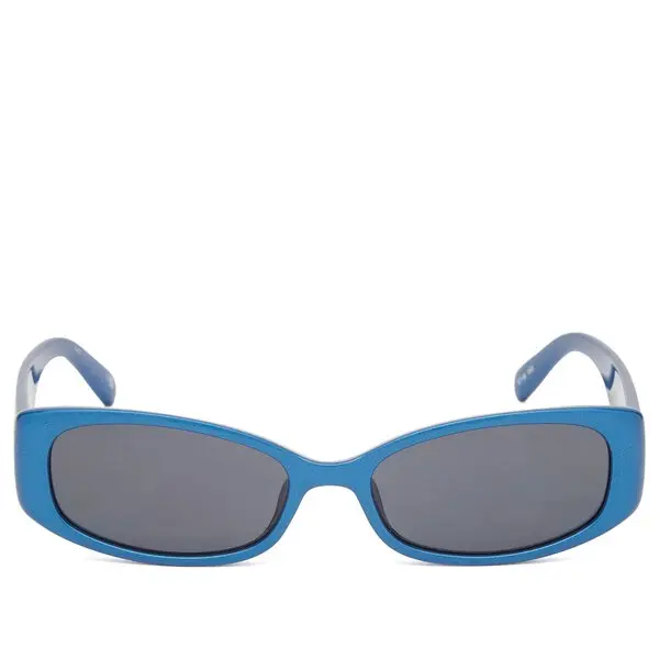 Le Specs Starlight Rectangle Sunglasses - Galactic Blue