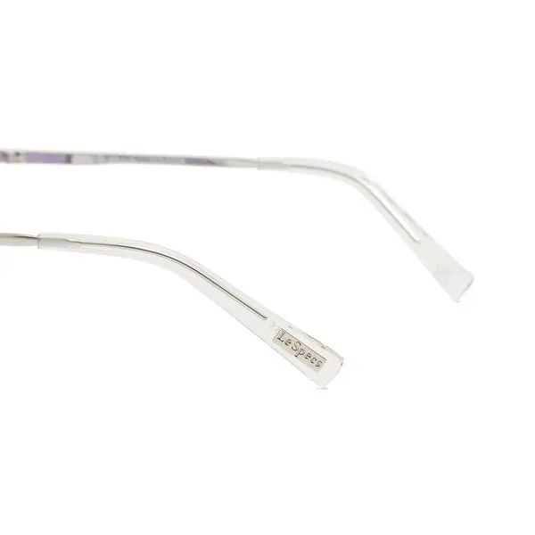 Le Specs Love Train Oval Sunglasses - Silver
