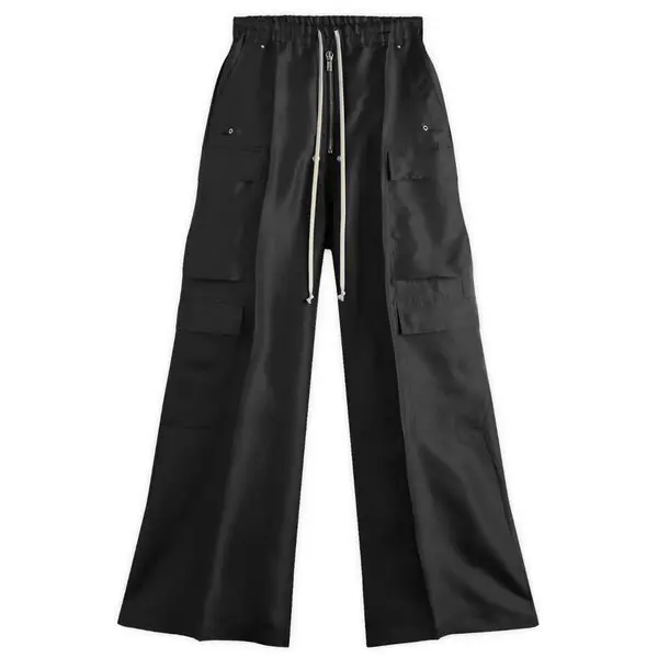 Rick Owens Silk Gazar Cargobelas