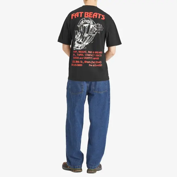 PLEASURES X Fat Beats 9th Street T-shirt