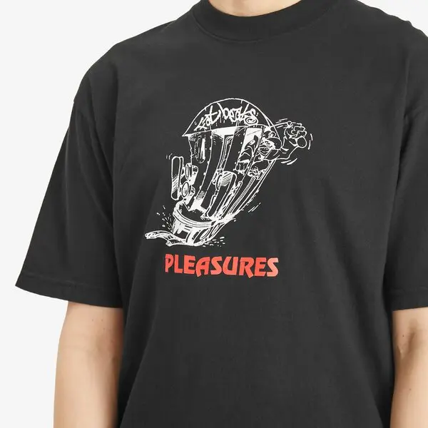 PLEASURES X Fat Beats 9th Street T-shirt