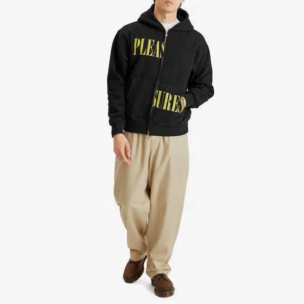 PLEASURES Split Zip Hoodie