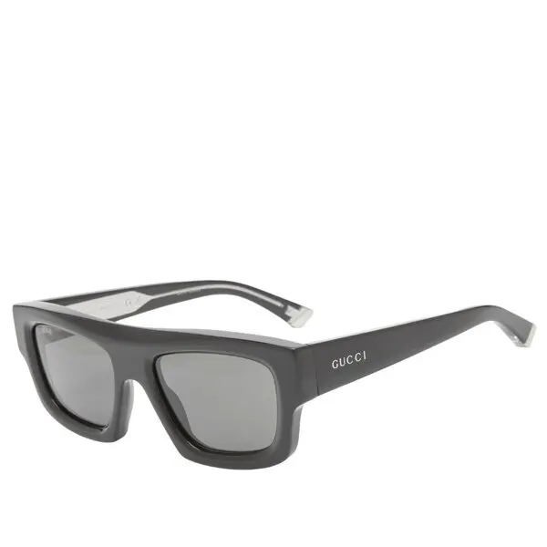 Gucci Gg1926s Square Frame Sunglasses - Black/grey