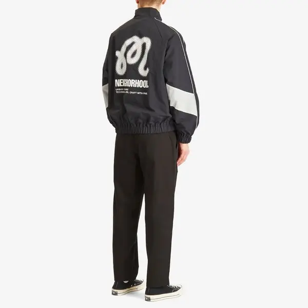 Neighborhood X Malbon Golf Quarter Zip Jacket - Black | Editorialist