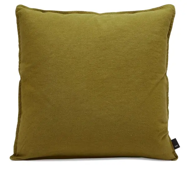 HAY Linen Cushion 50x50cm - Olive