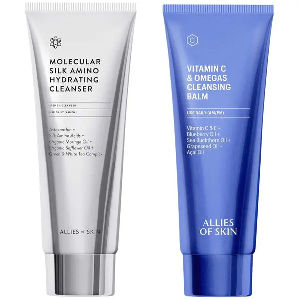 ALLIES OF SKIN Nourish & Plump Double Cleansing Duo - One-color