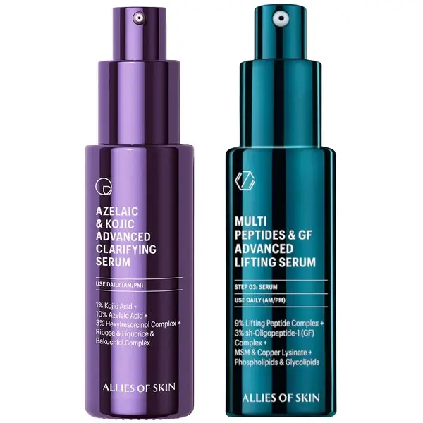 ALLIES OF SKIN Clinical Clarify & Growth Factor Lifting Serum Duo - One-color