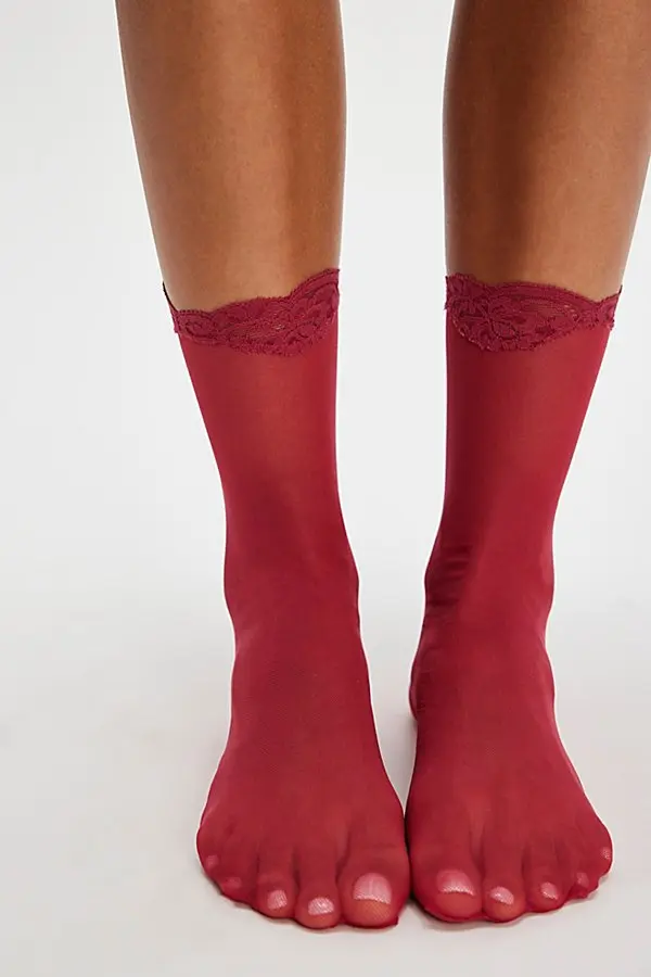 Only Hearts Tulle Lace Ankle Socks - Besos