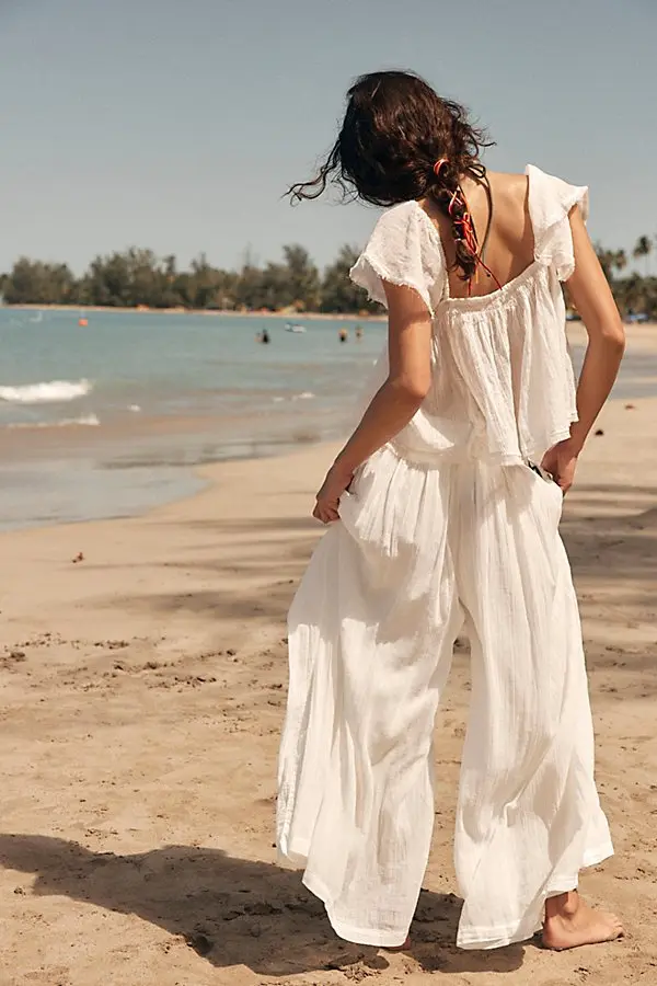 Free People Crinkled Dune Pant