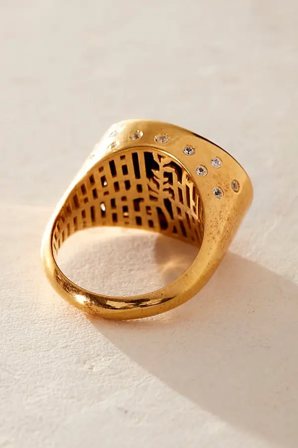 PREETI SANDHU Ayla Lapis Signet Ring