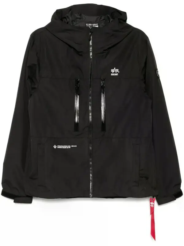 Izzue Logo-embroidered Jacket - Black