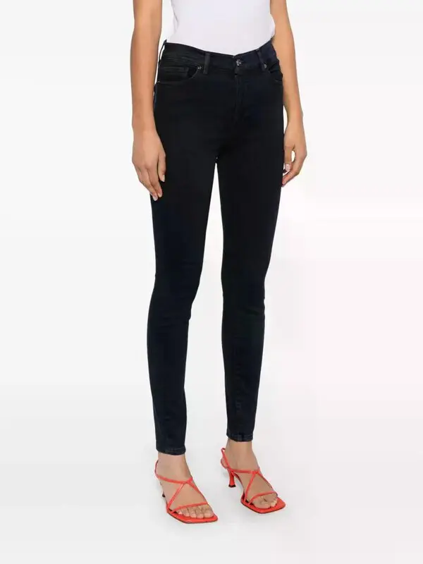 FRAME Le High Skinny Jeans - Blue
