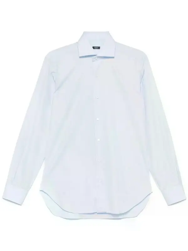 BARBA NAPOLI Cotton Shirt - Blue