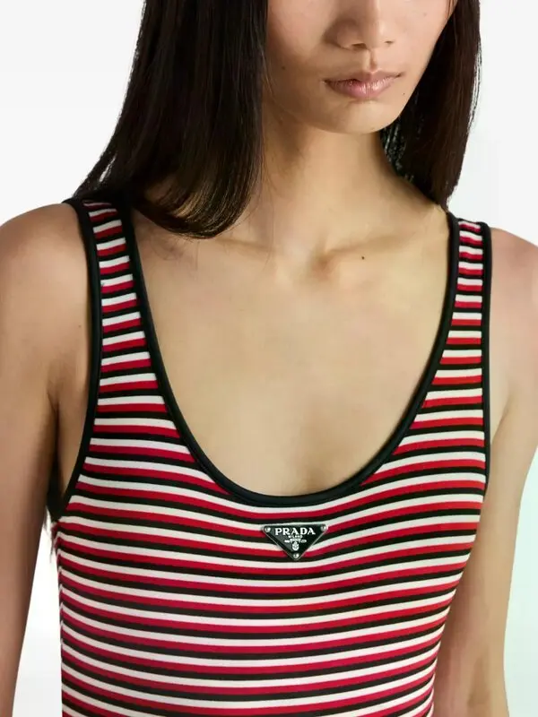 Prada Striped Swimsuit