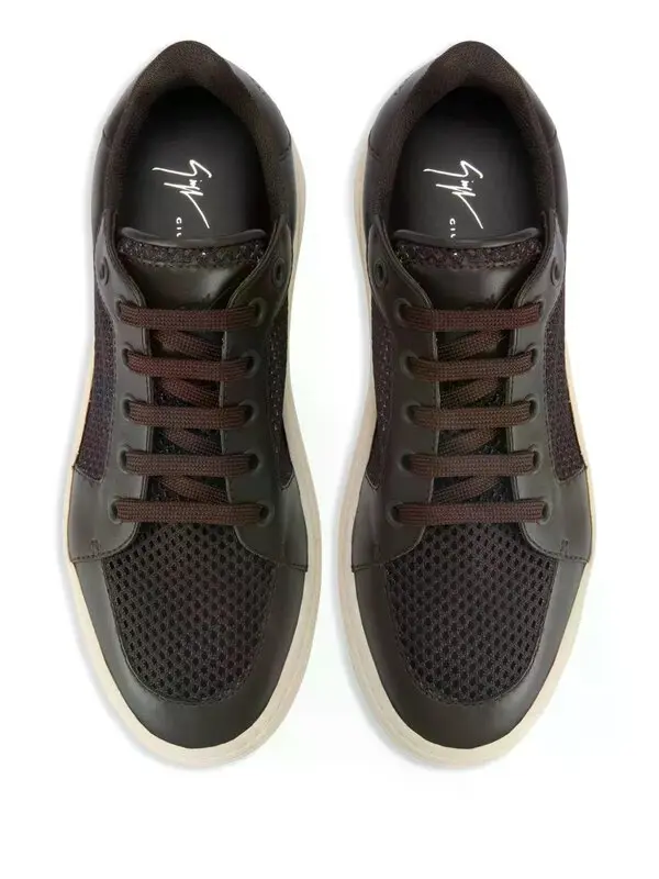 GIUSEPPE ZANOTTI Mesh Low-top Sneakers
