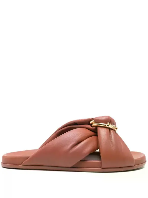 Fendi Sienna Leather Sandals