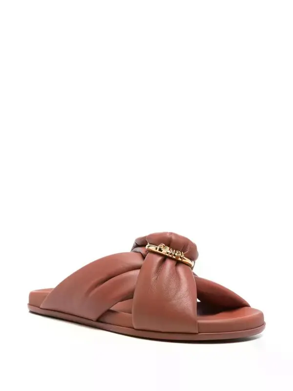 Fendi Sienna Leather Sandals