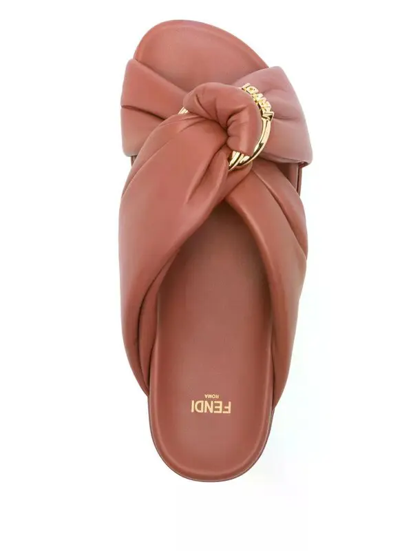 Fendi Sienna Leather Sandals