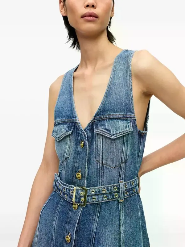 chinese dress ladies Future Denim Maxi Dress
