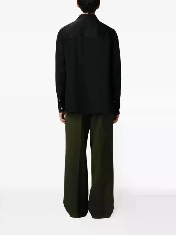 Ami Long-sleeved Contrasted Shirt
