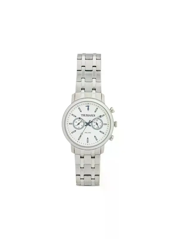 TRUSSARDI T-couple 43mm Chronograph Watch - Silver
