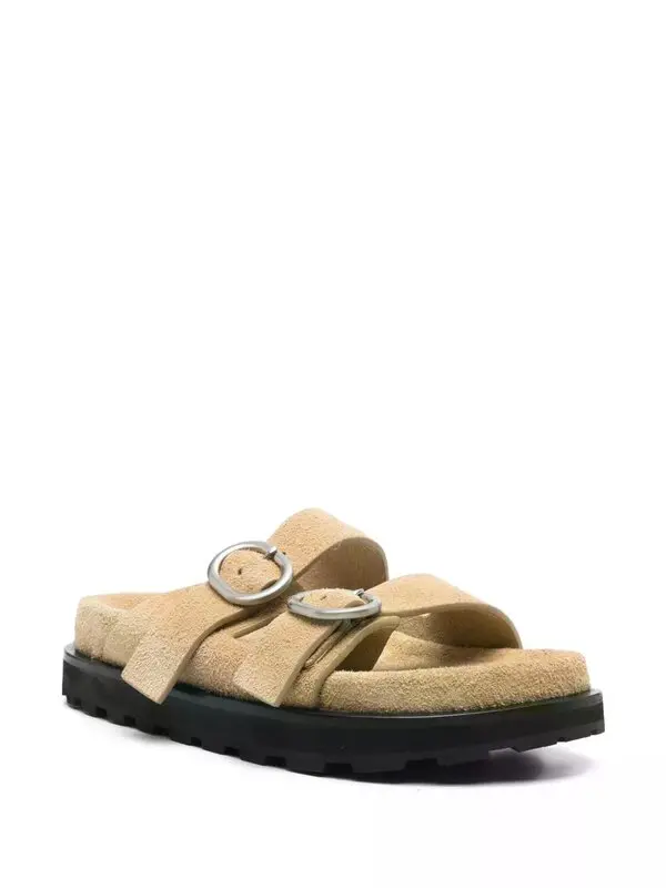 JIL SANDER Suede Slides