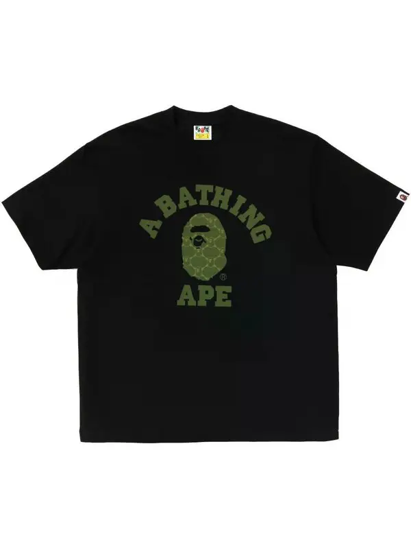 A BATHING APE Cotton T-shirt - Black