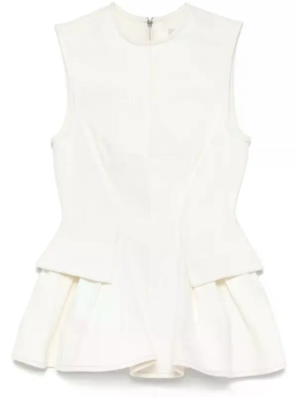 Remain Birger Christensen Peplum Sleeveless Top