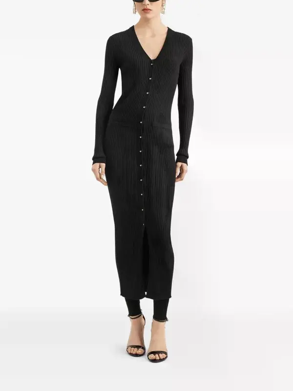 Dolce & Gabbana Dna Ribbed Wool Dress