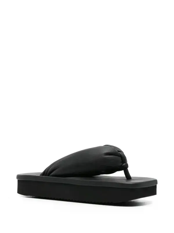 Rick Owens Hollywood Flip Flops - Black