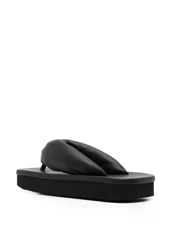 Rick Owens Hollywood Flip Flops - Black