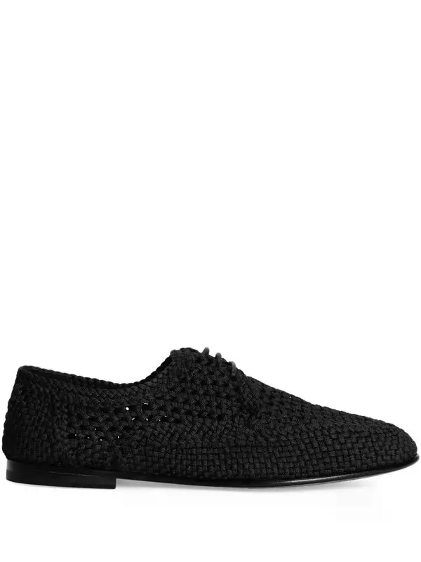 Dolce & Gabbana Woven Derby Shoes