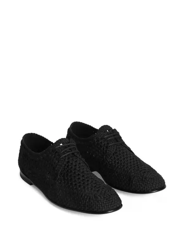 Dolce & Gabbana Woven Derby Shoes