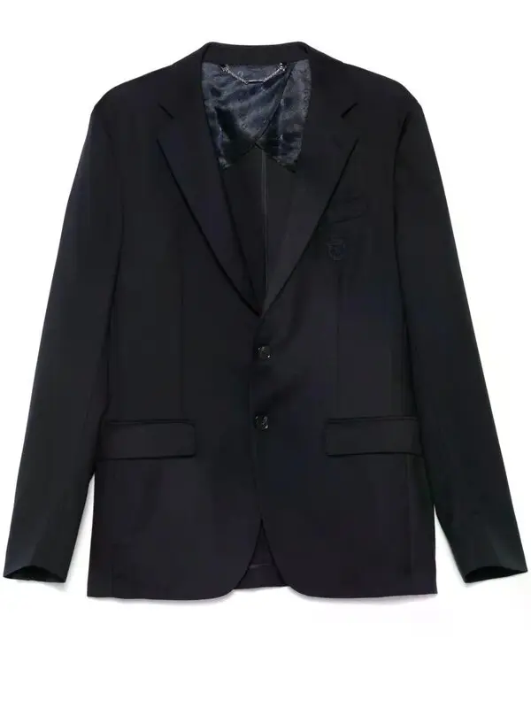 BILLIONAIRE Wool Blazer - Blue