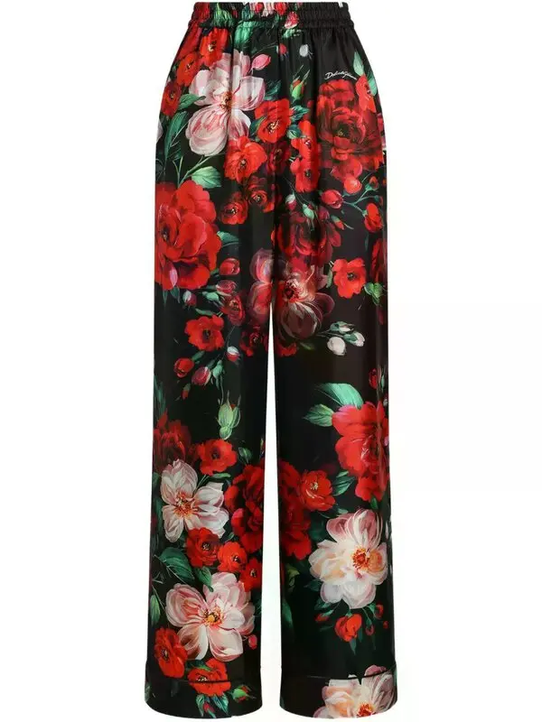 Dolce & Gabbana Silk Trousers