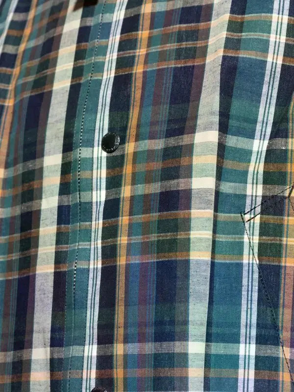 Comme Des Garçons Checked Bomber Jacket - Green